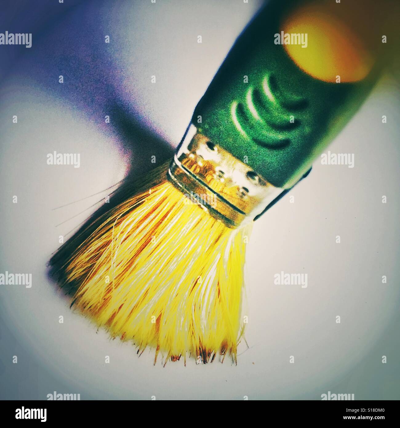 A single paint brush Stock Photo - Alamy