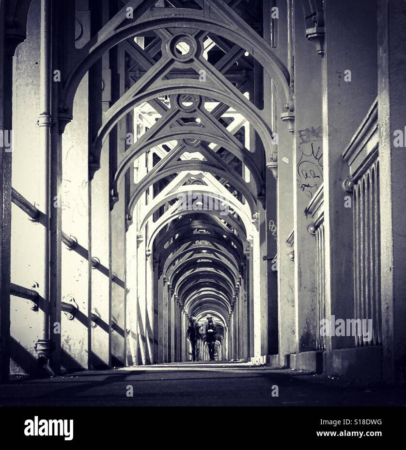 High level bridge. Newcastle, England Stock Photo - Alamy