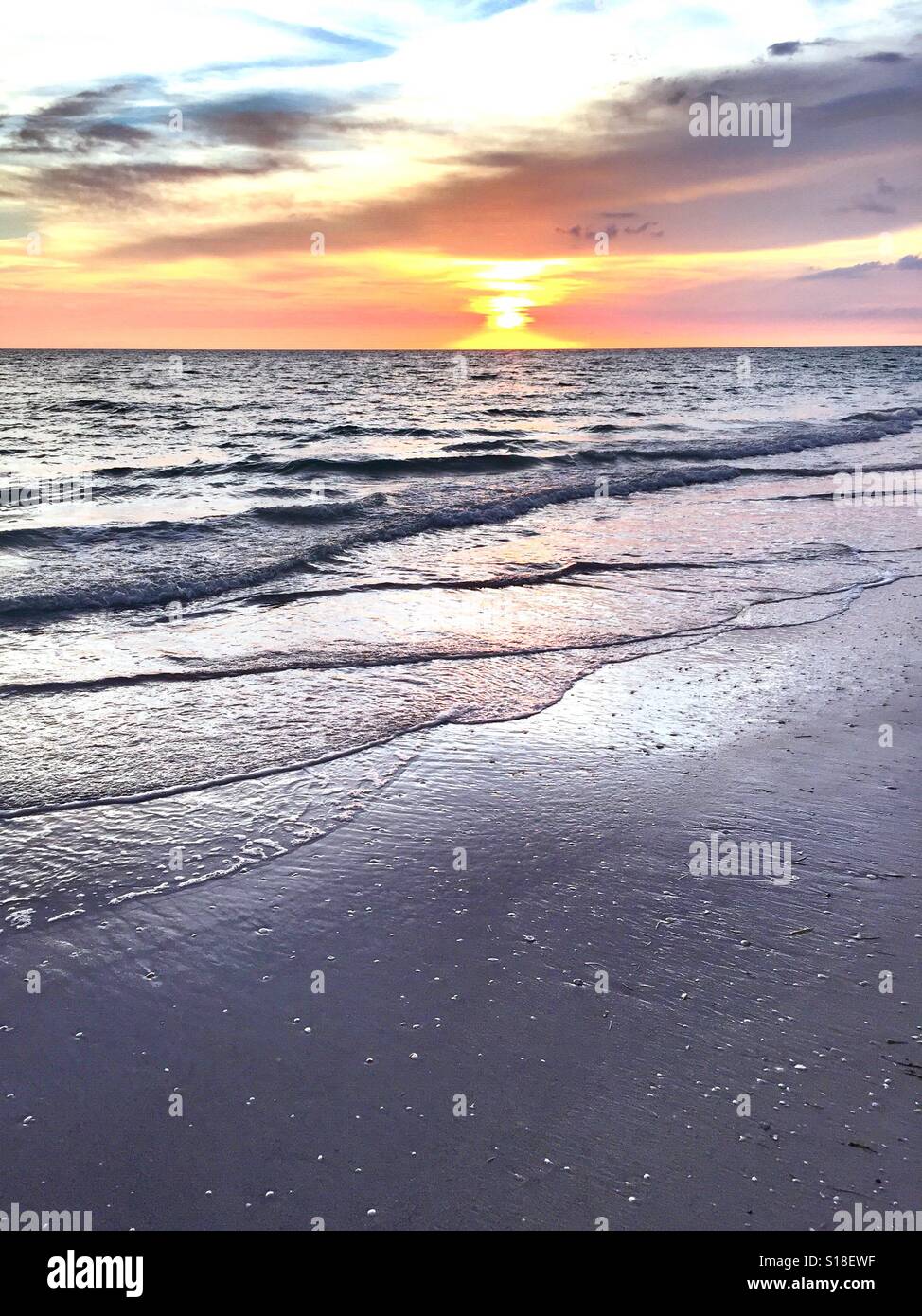 Sunset In Paradise Stock Photo - Alamy