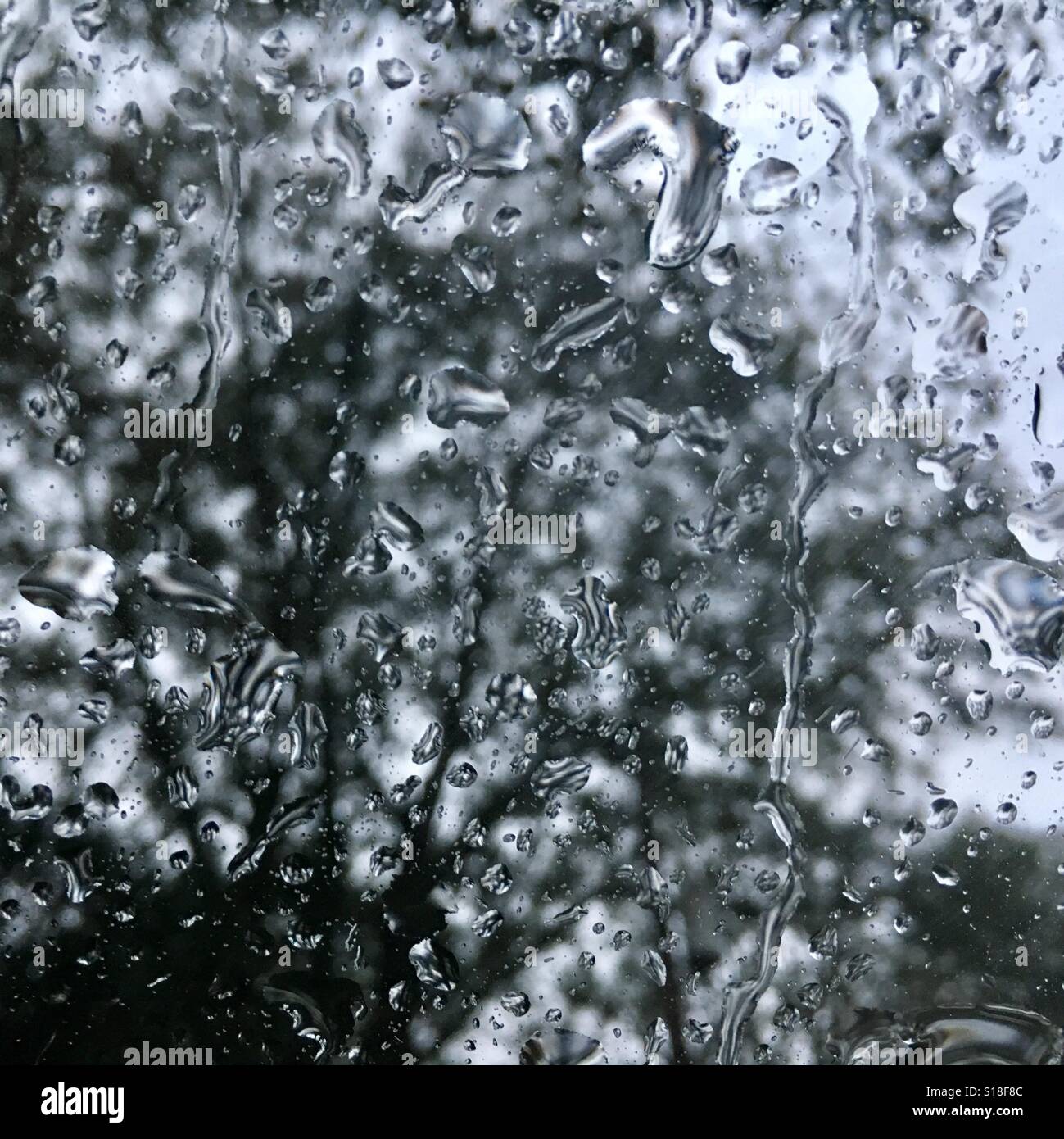 Rainy Day Through The Window High Resolution Stock Photography and ...