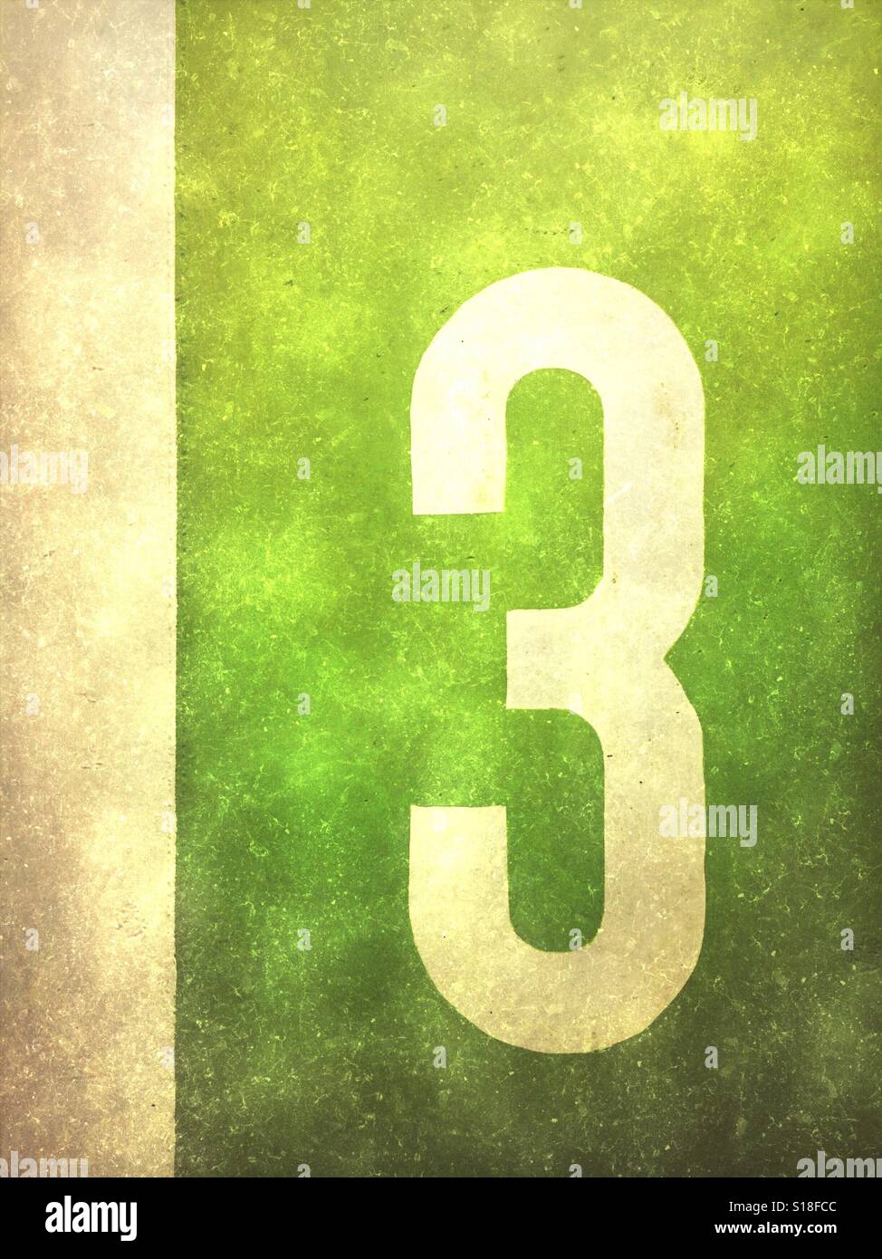 Number three 3 hi-res stock photography and images - Alamy