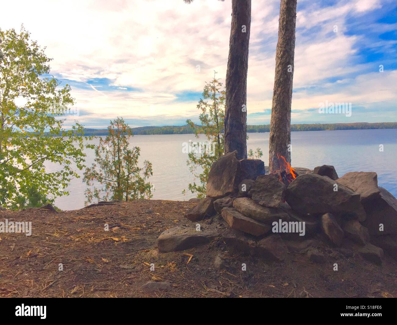 Rock fire pit hi-res stock photography and images - Alamy