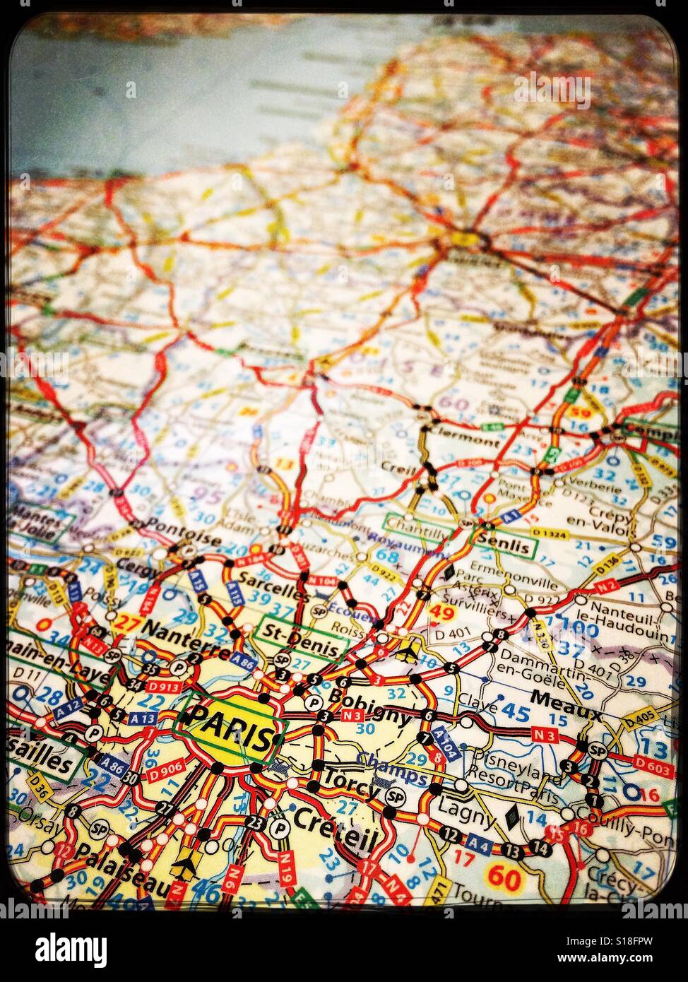 Map Of Paris France High Resolution Stock Photography and Images - Alamy