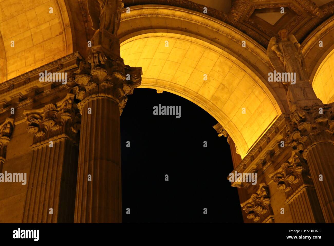 Night time architecture Stock Photo - Alamy