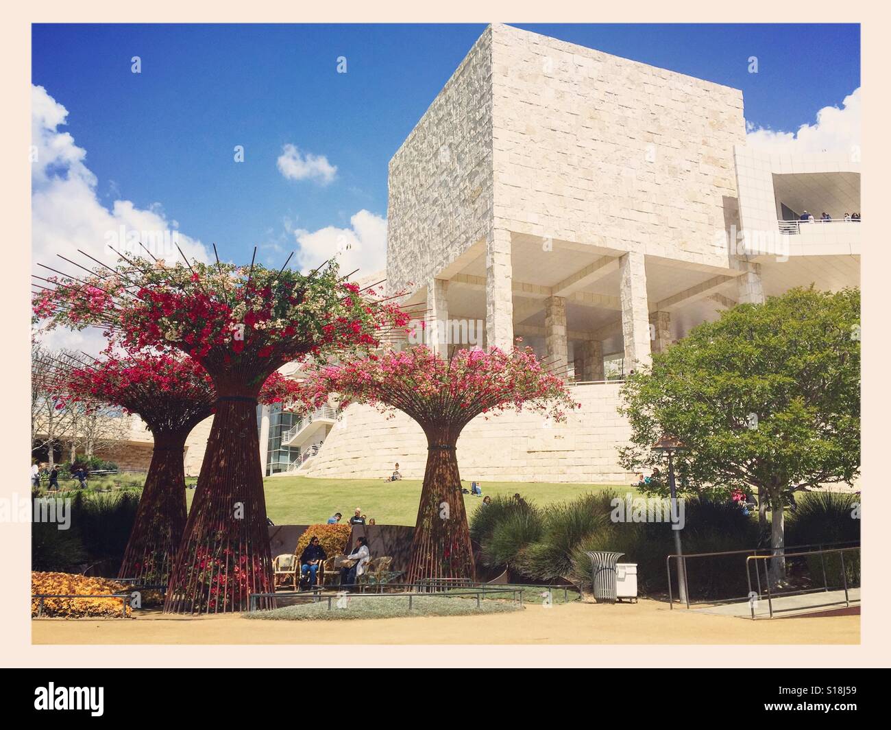 Getty centre gardens hi-res stock photography and images - Alamy