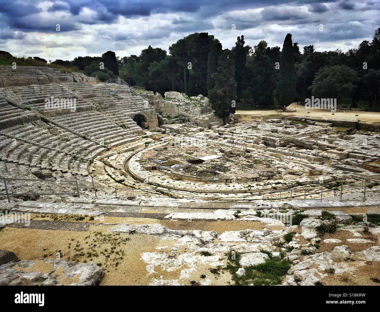 Greek amphitheatre archeological ruins hi-res stock photography and ...