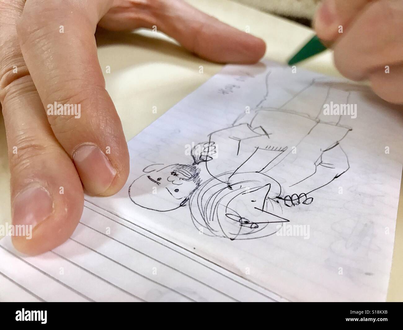 Hands drawing illustration hi-res stock photography and images - Alamy