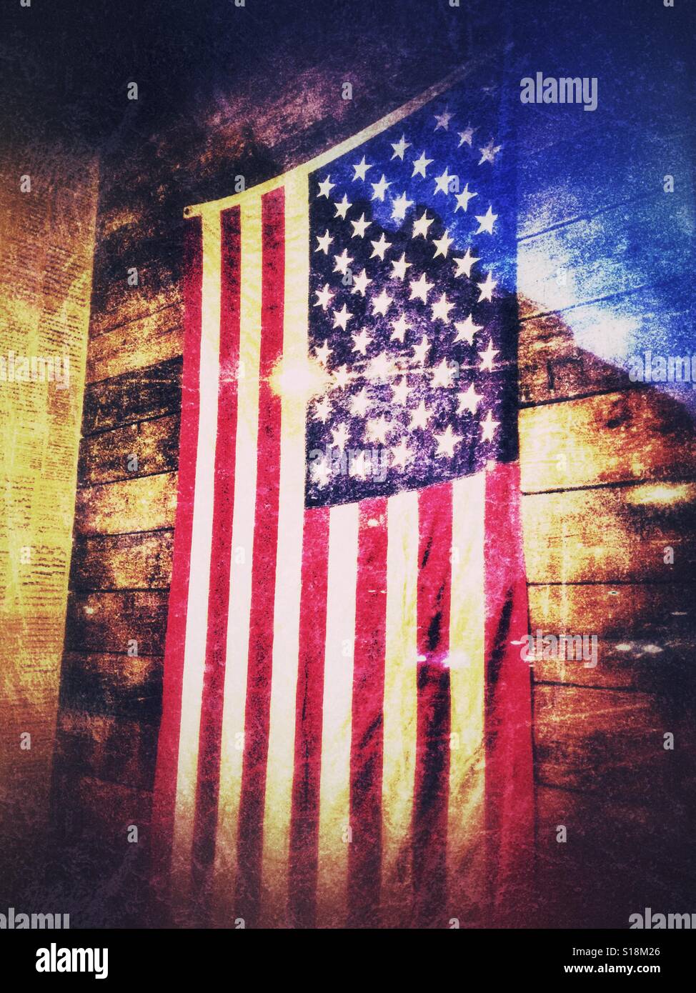 The Stars and Stripes flag of the USA Stock Photo - Alamy