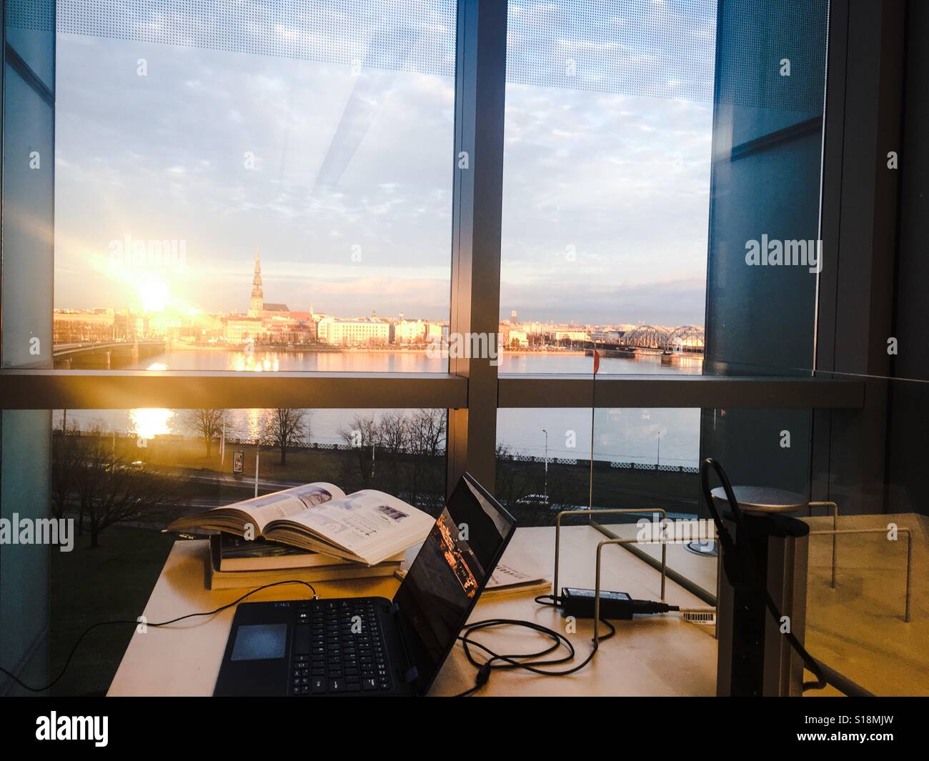 View through the window Stock Photo - Alamy