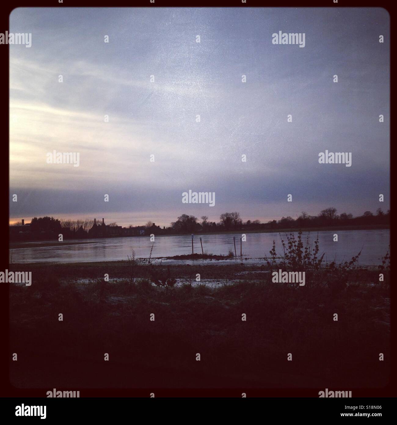 River swale flood hi-res stock photography and images - Alamy