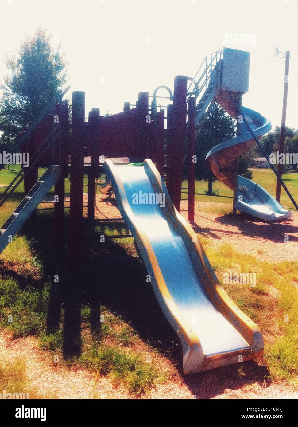 Old playground hi-res stock photography and images - Alamy