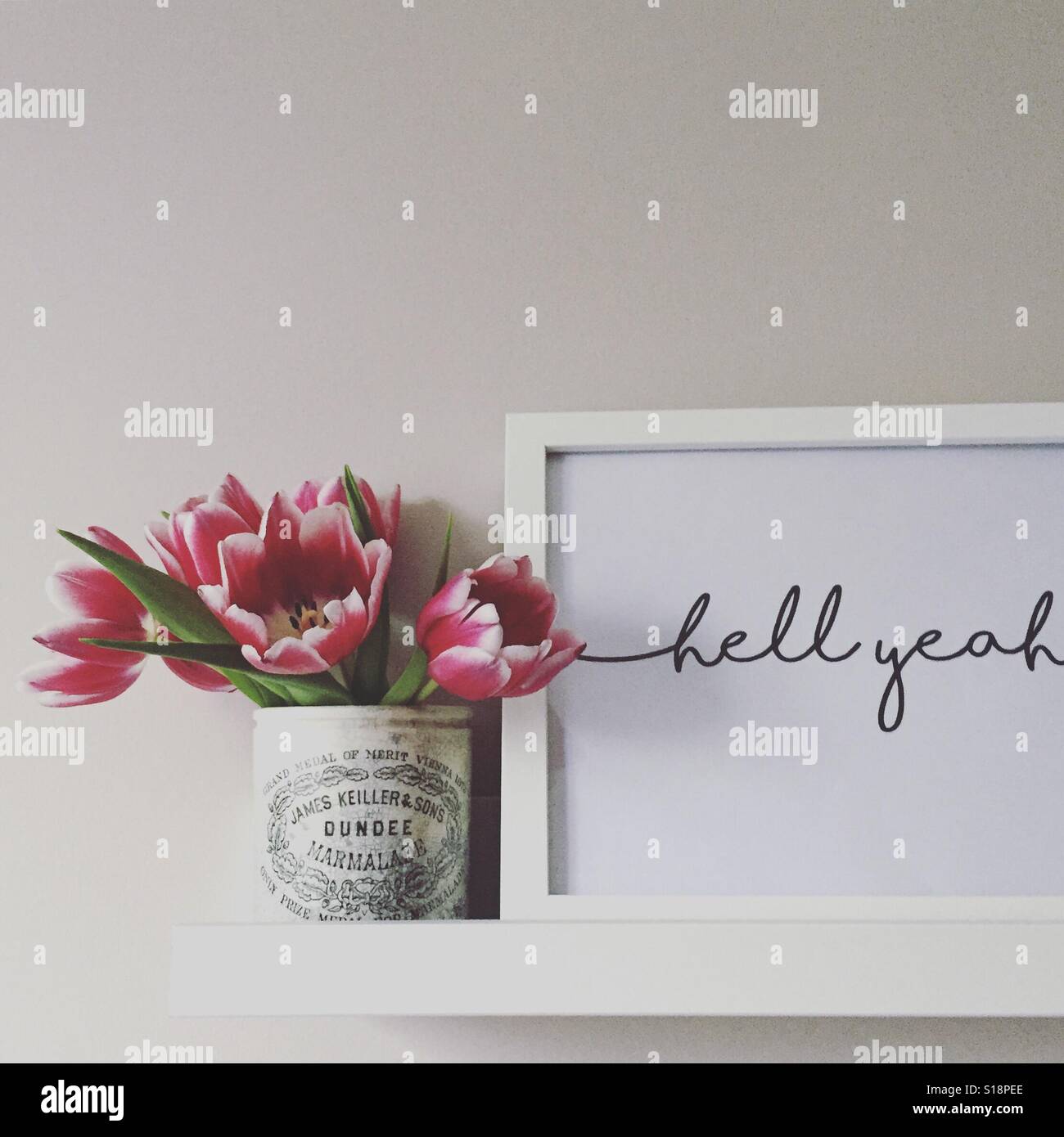 Hell yeah typography hi-res stock photography and images - Alamy