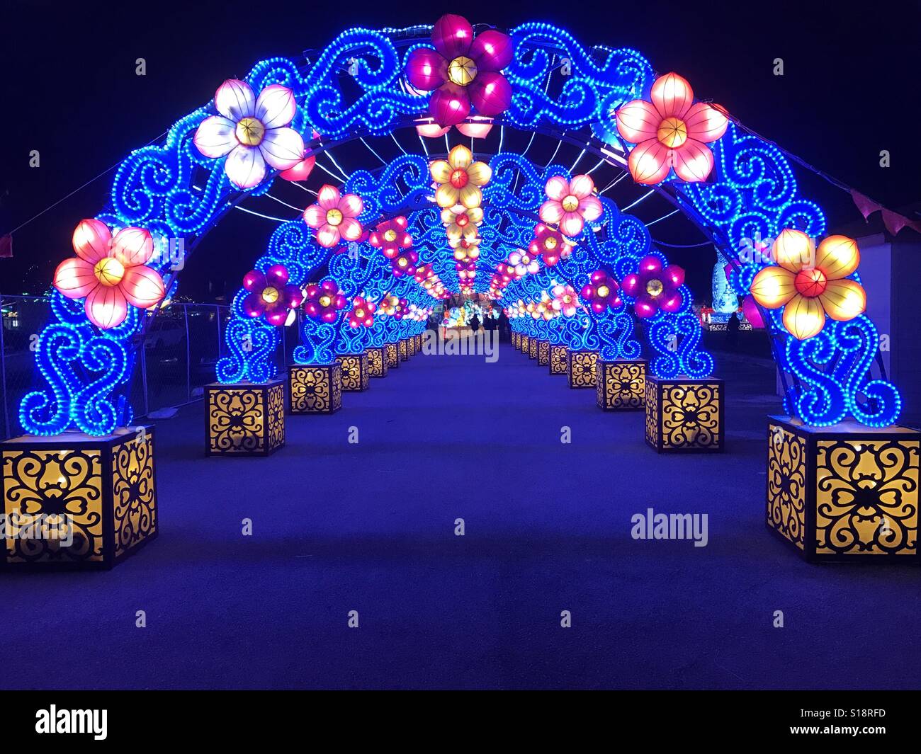 Holiday Magic Festival of Lights Stock Photo - Alamy