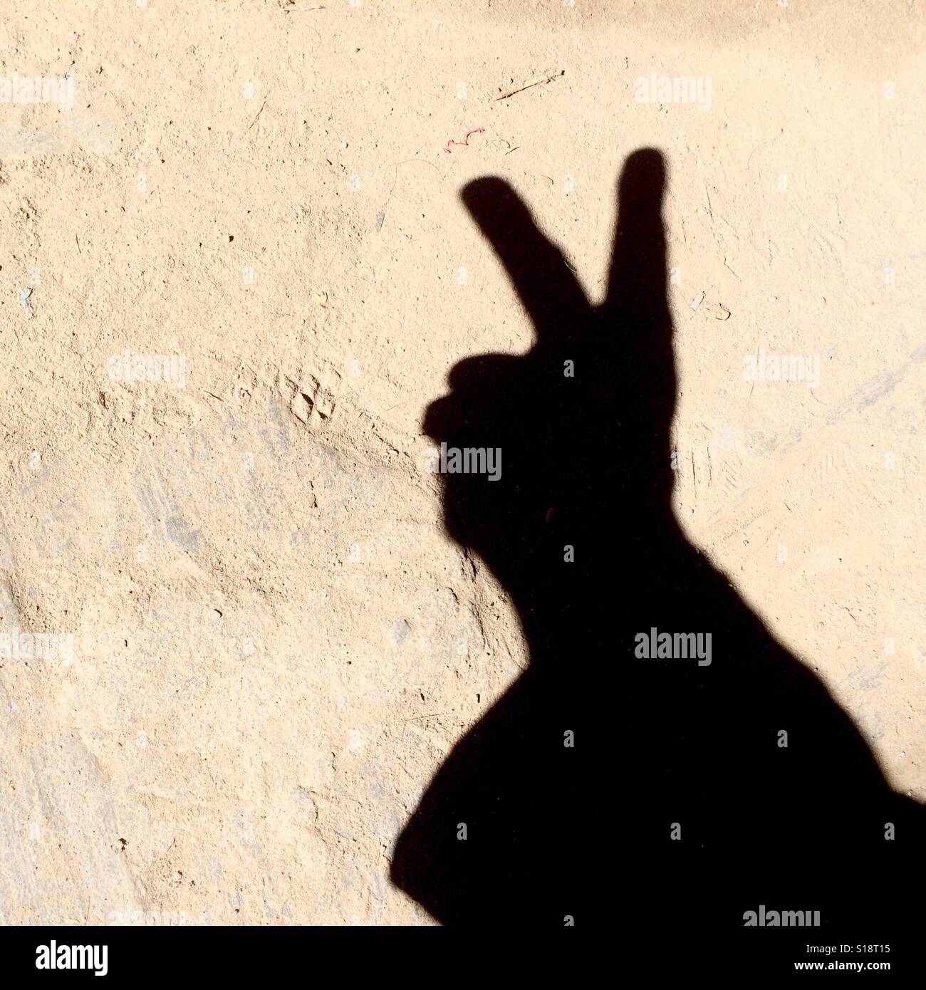 Counting with fingers - two Stock Photo - Alamy