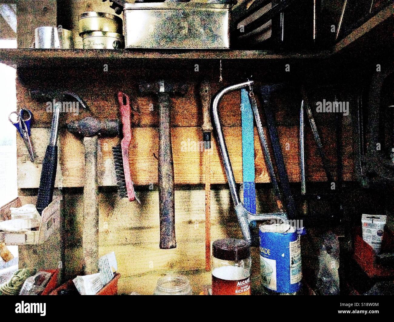 Hanging tools hi-res stock photography and images - Alamy