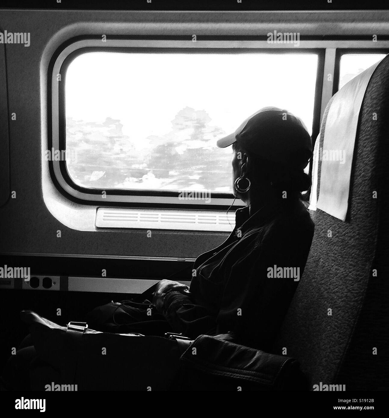 Women by window Black and White Stock Photos & Images - Alamy