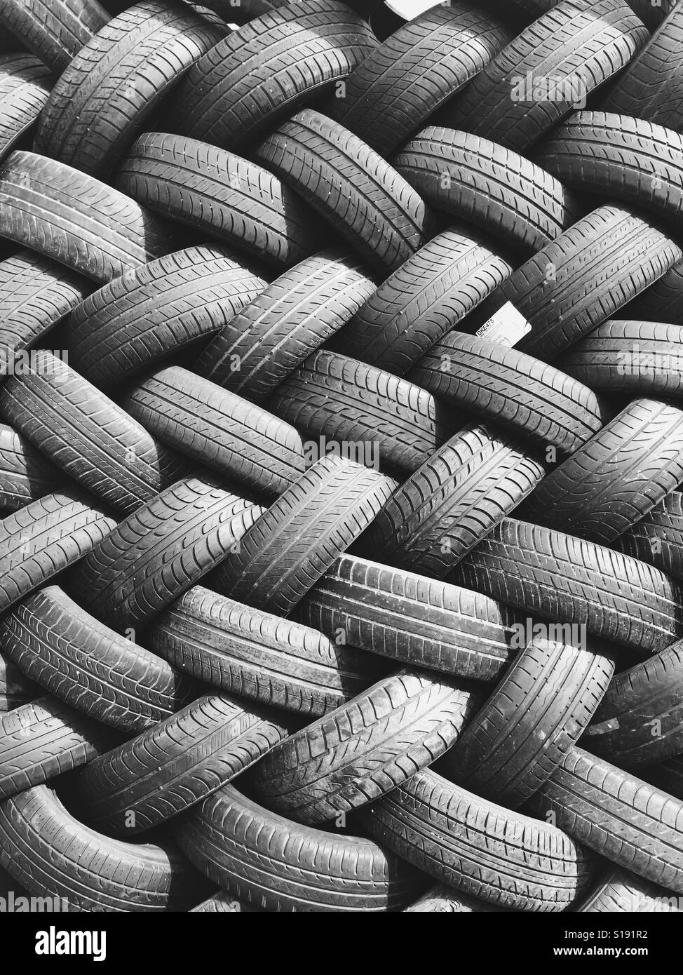 Tires Black and White Stock Photos & Images - Alamy