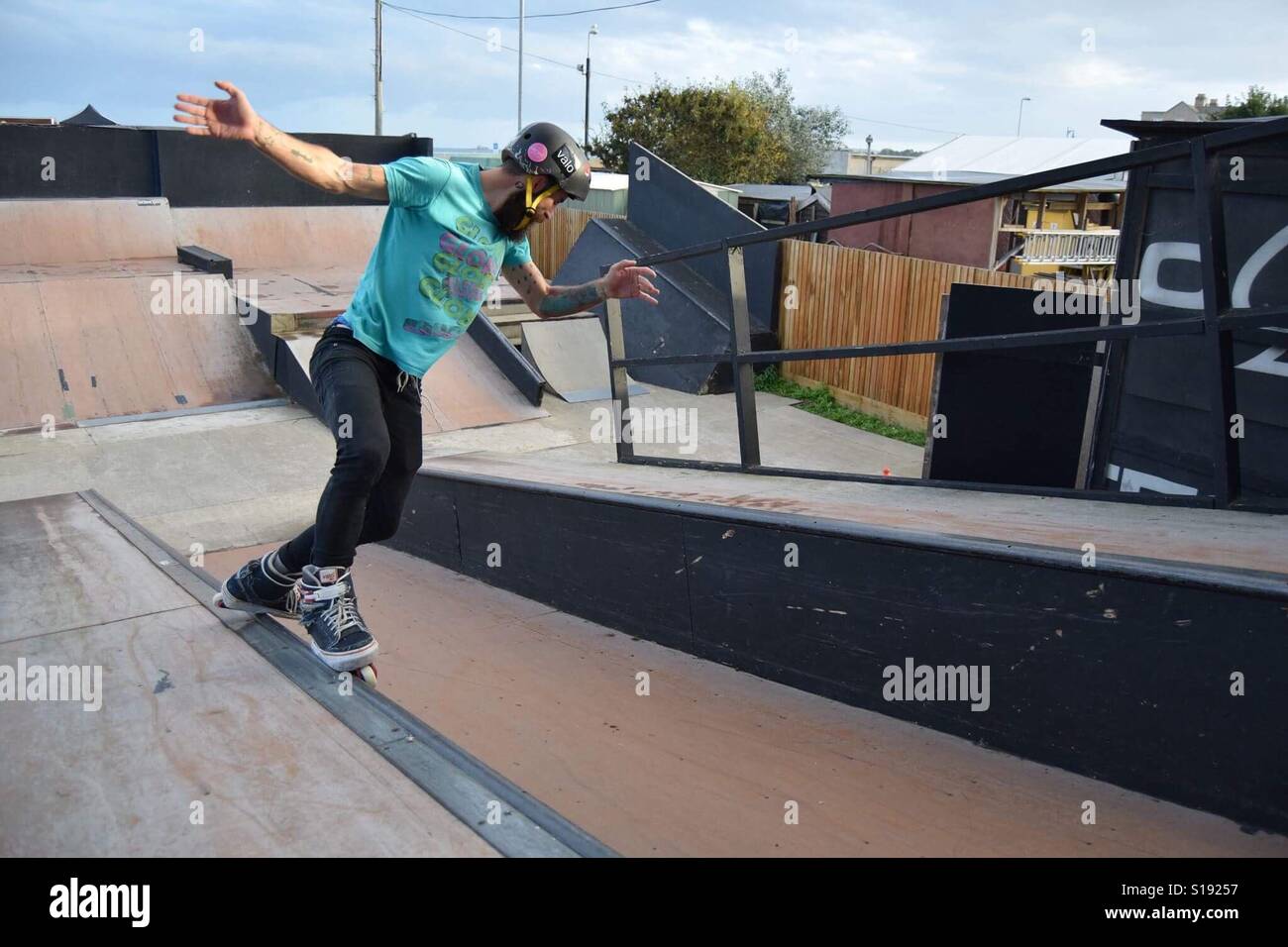 Skatepark inline skates hi-res stock photography and images - Alamy