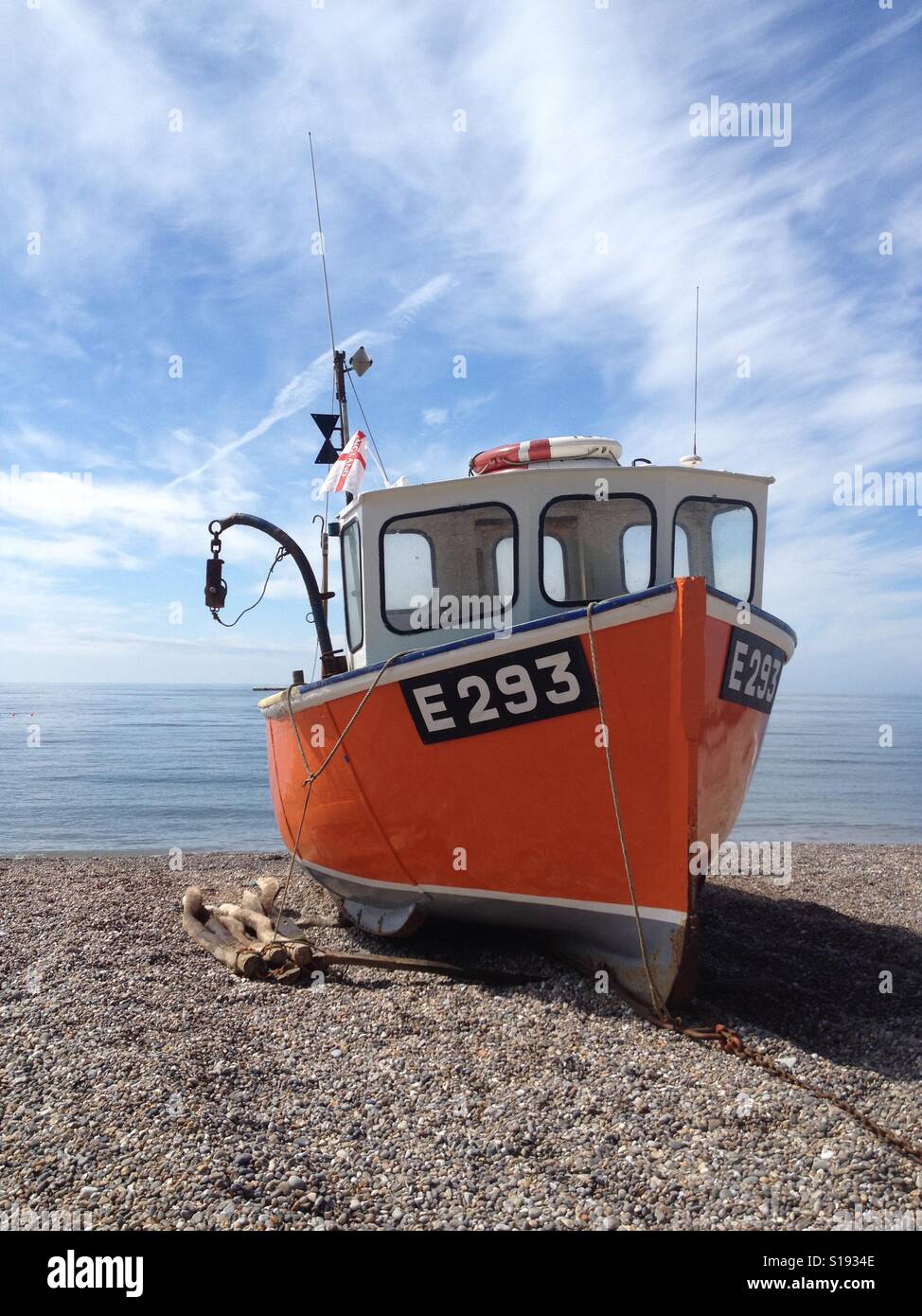 Fishing at Branscombe Beach Stock Photo - Alamy