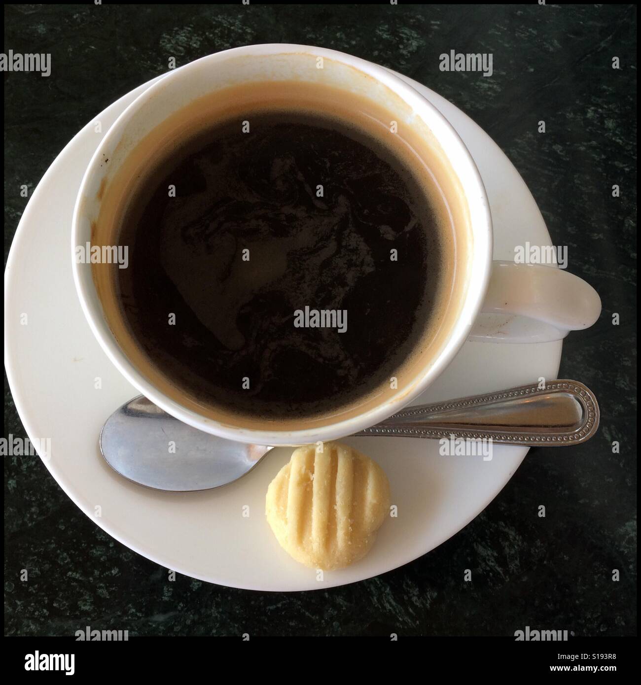 Coffee and biscuit Stock Photo - Alamy
