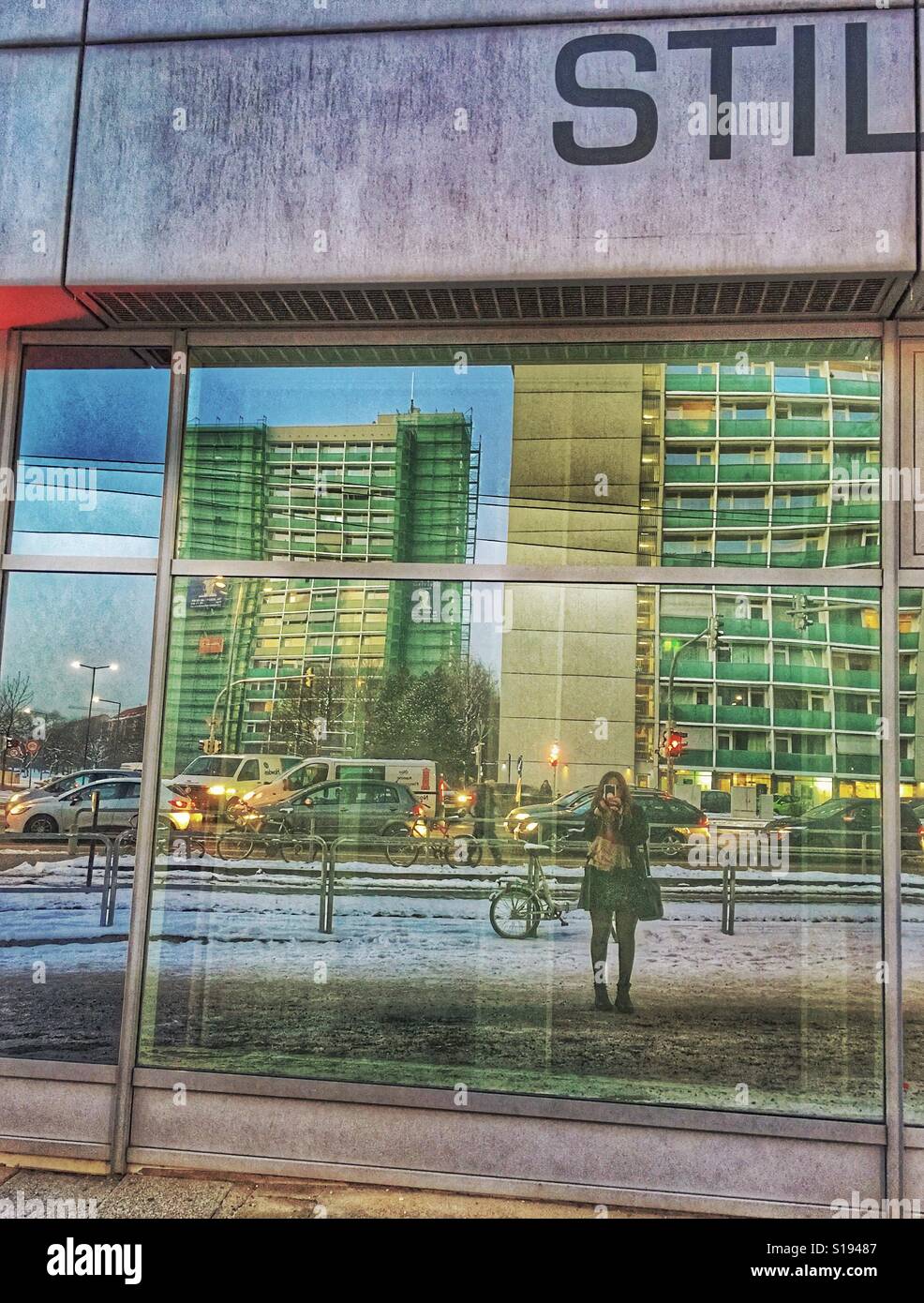 Vitrine reflection hi-res stock photography and images - Alamy