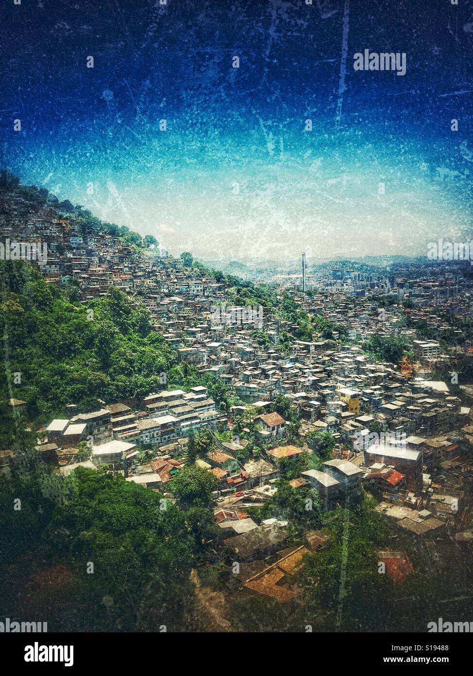 Typical favela houses hi-res stock photography and images - Alamy
