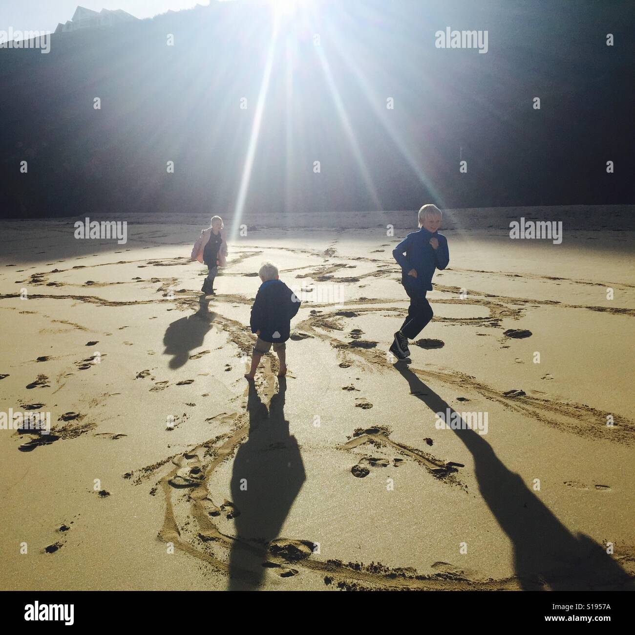 Sun shine time Stock Photo - Alamy