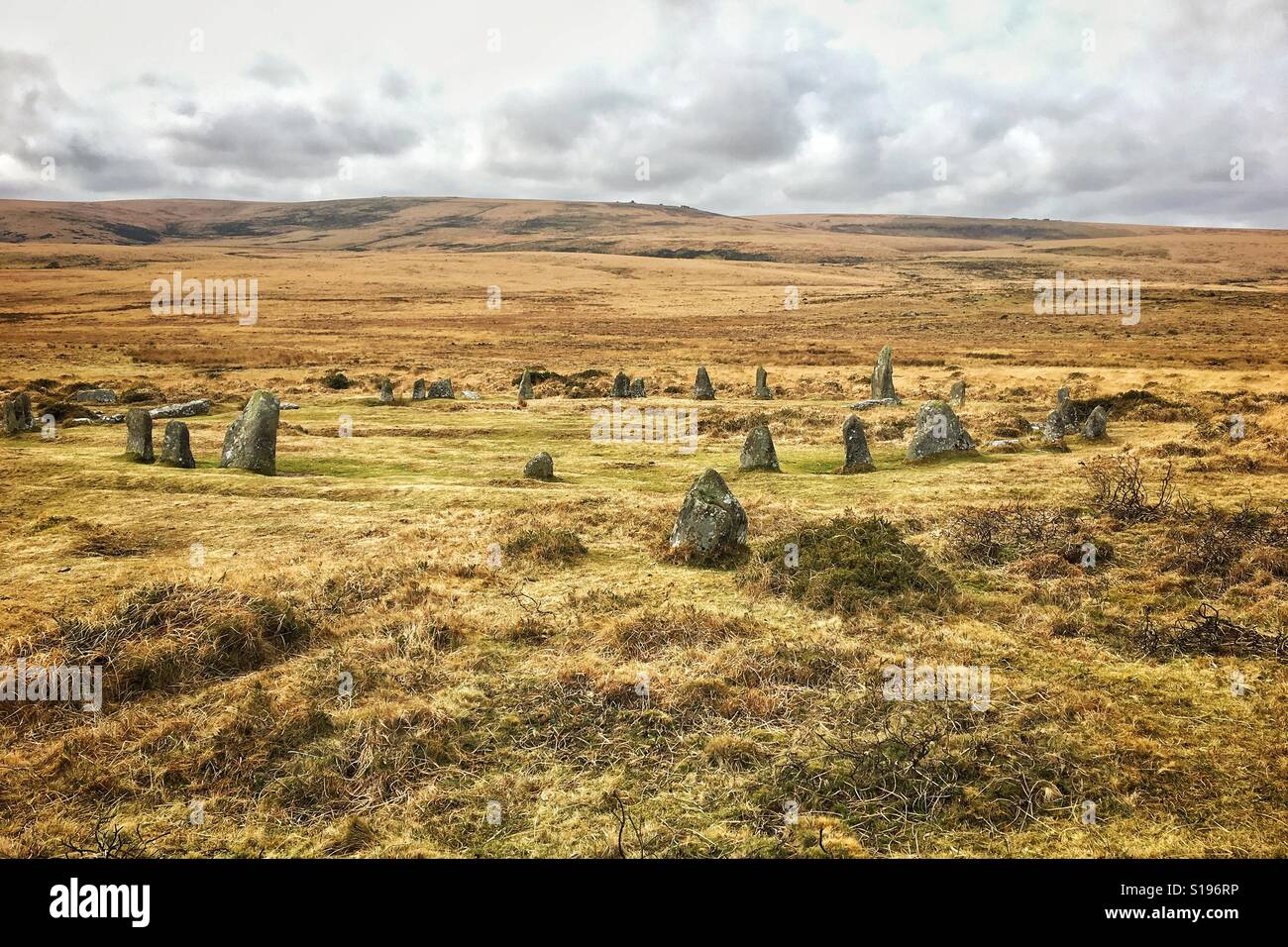 Scorhill Bronze Age Stone Circle, Dartmoor National Park, near Gidleigh ...