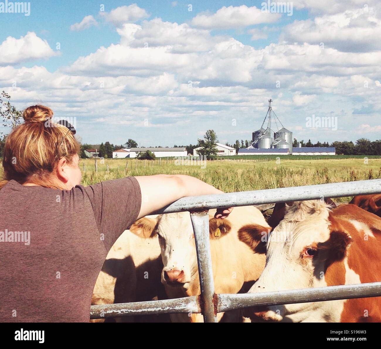 Visiting a farm hi-res stock photography and images - Alamy