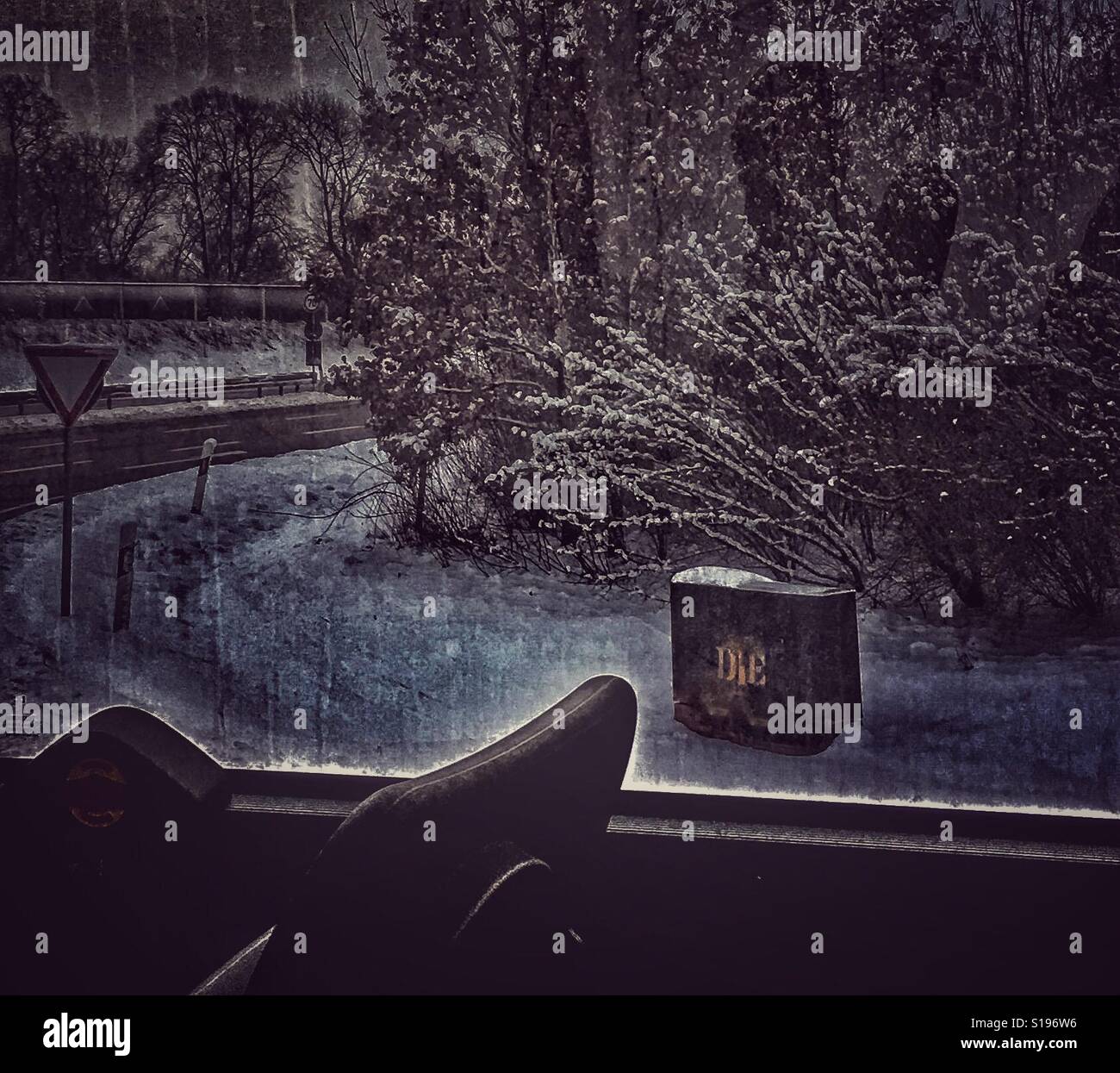 Scary view scary road hi-res stock photography and images - Alamy