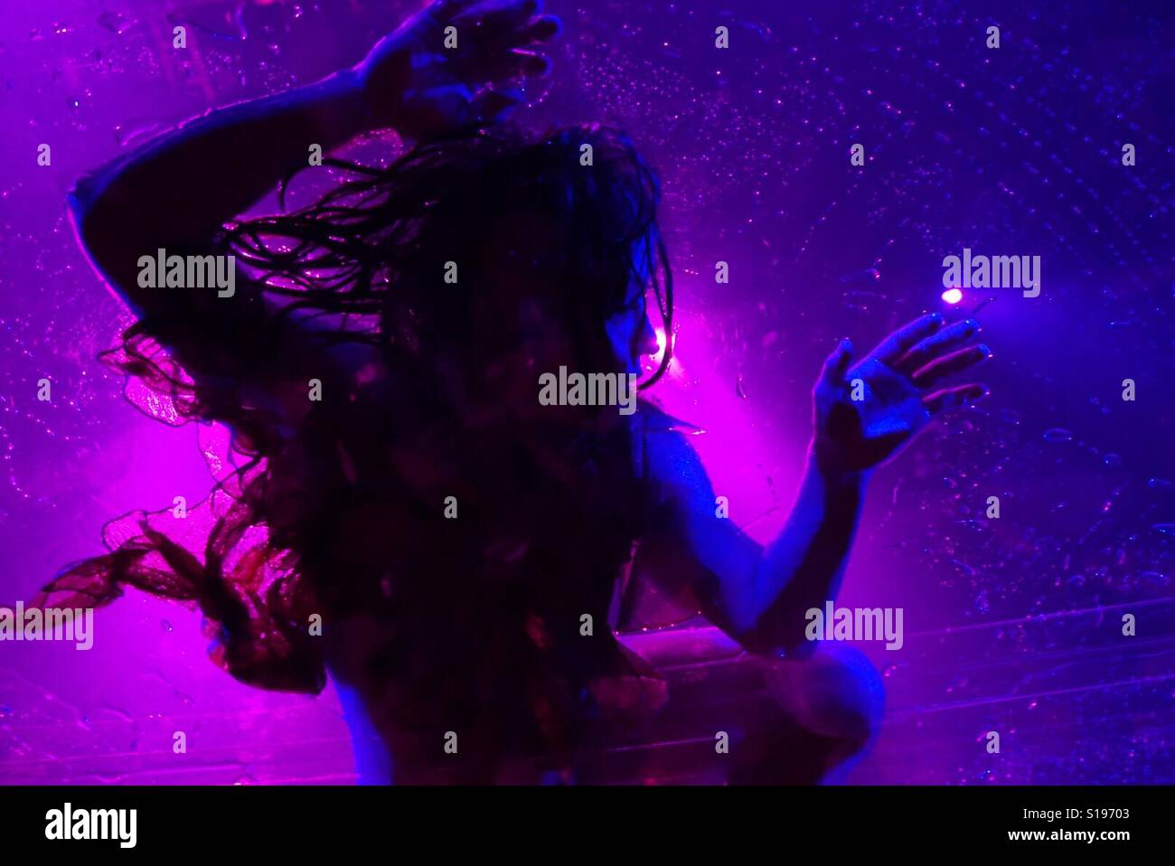 Purple lady hi-res stock photography and images - Alamy