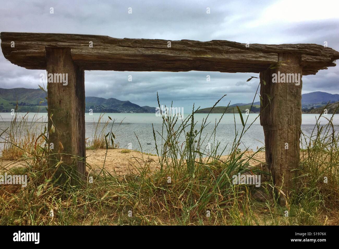 A Bench View Stock Photo - Alamy