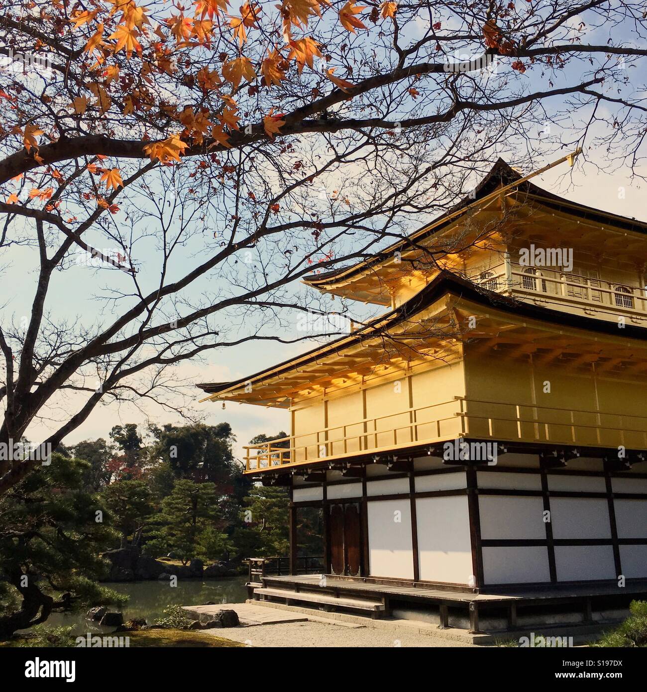 Golden temple kyoto hi-res stock photography and images - Alamy