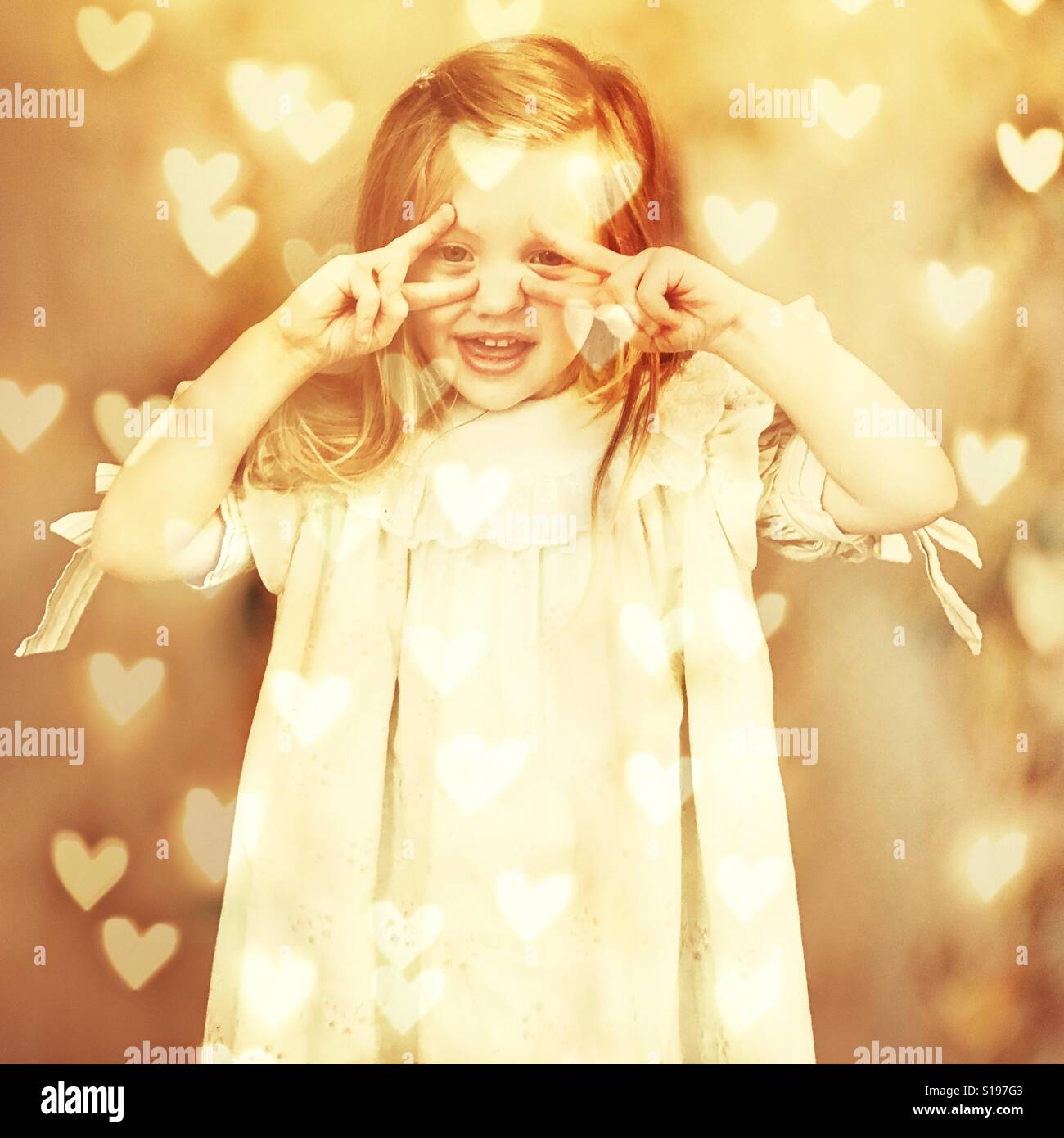 Little girl doing the Batusi Stock Photo - Alamy