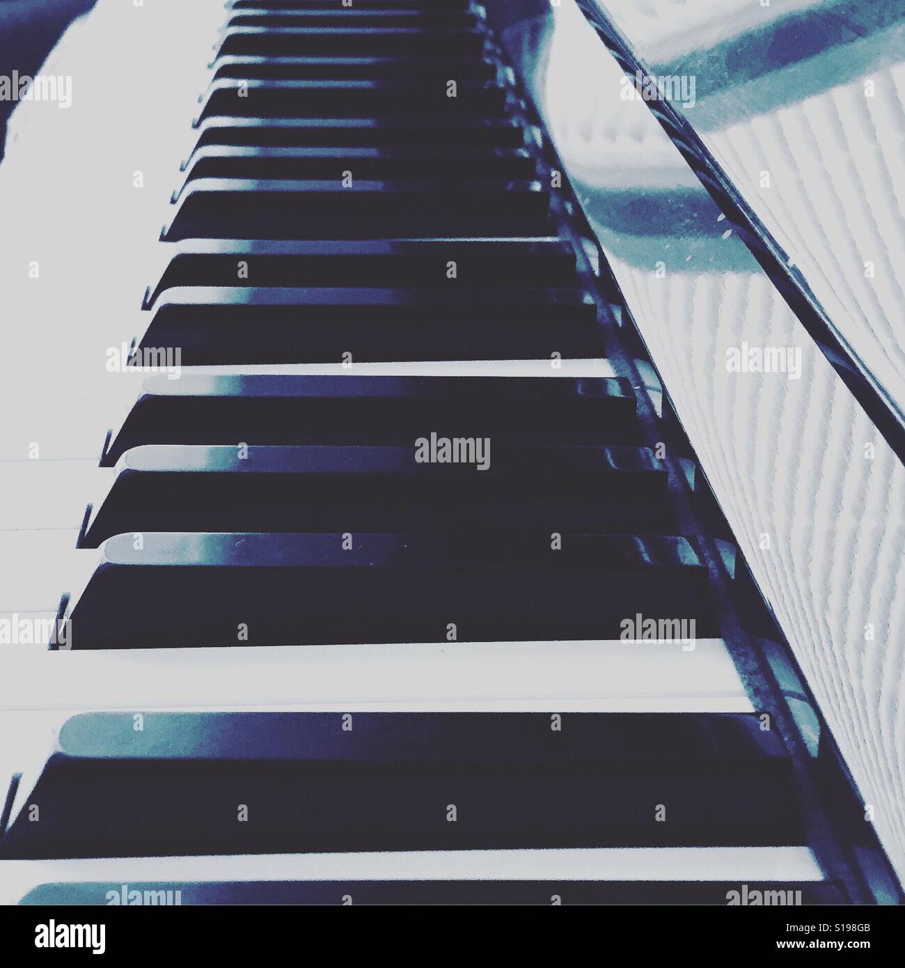 Piano keys by K.R Stock Photo - Alamy