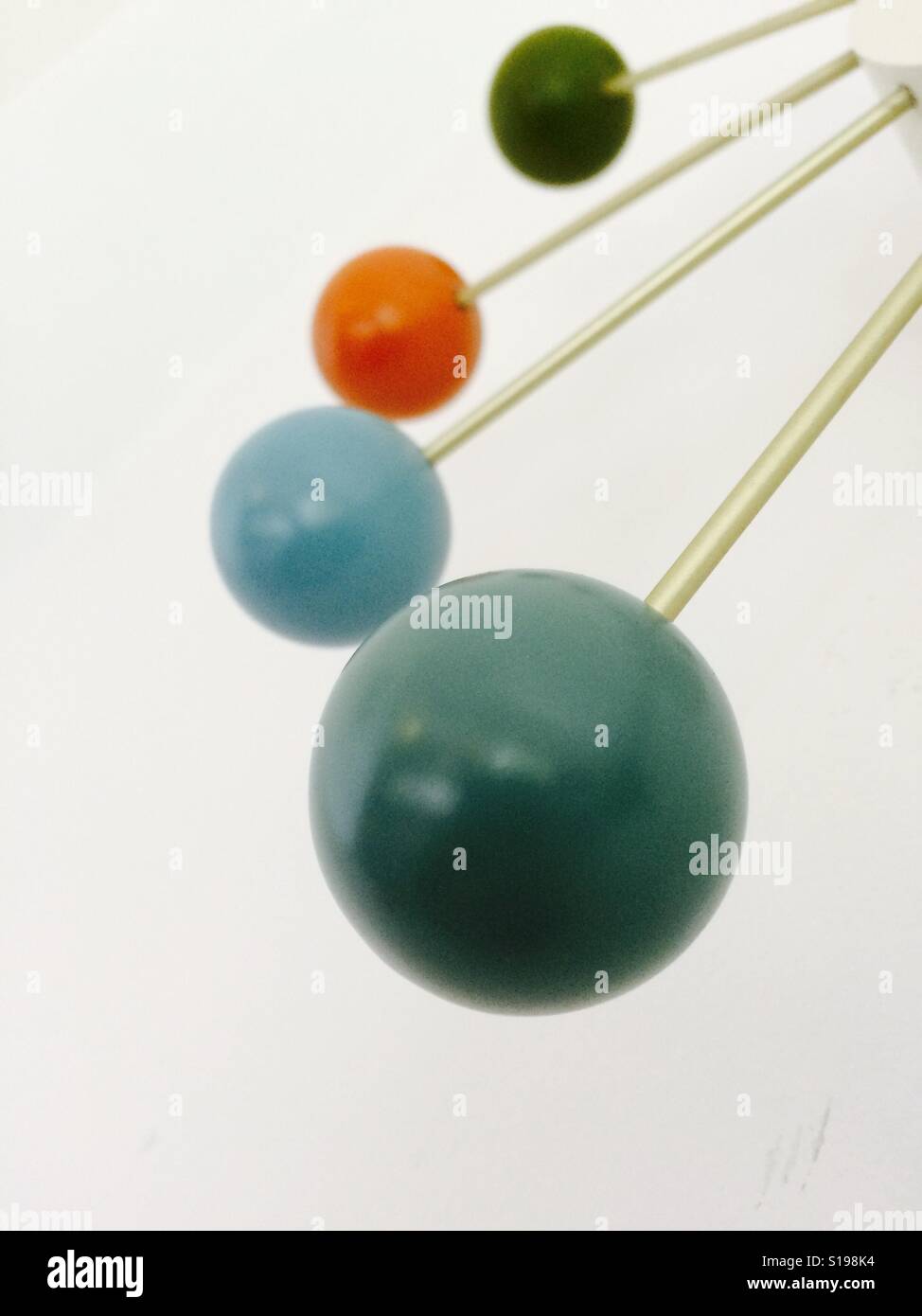 Vintage retro atomic balls Stock Photo - Alamy