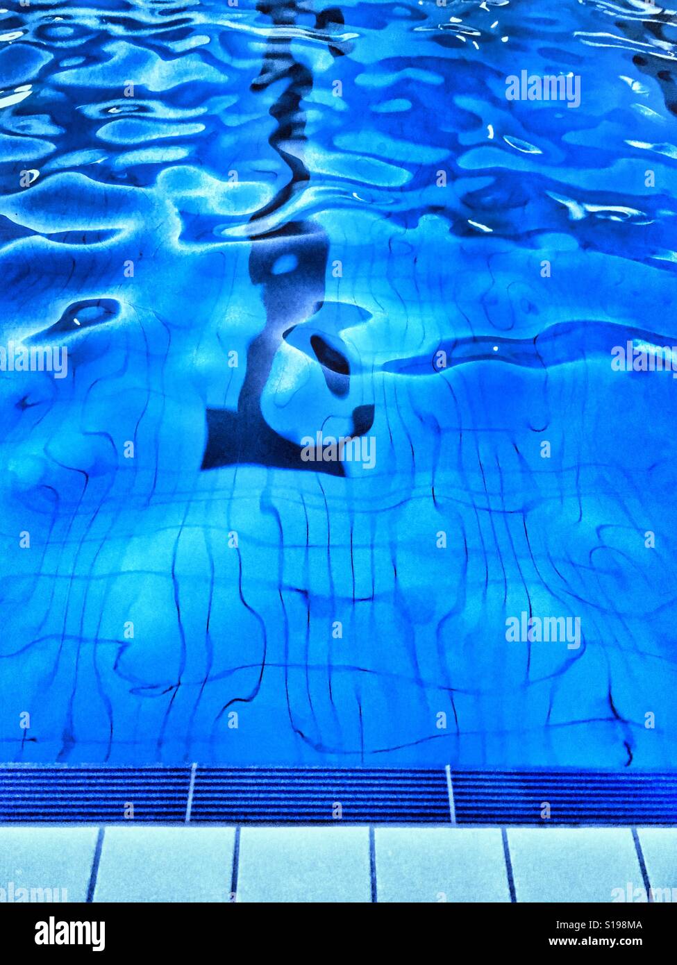 Swimming pool in the evening Stock Photo - Alamy