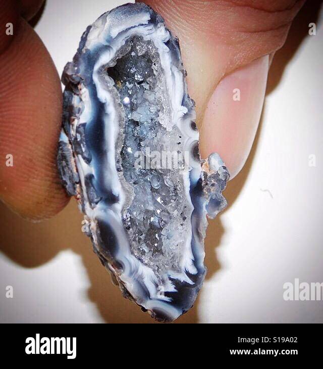 Quartz crystal geode hi-res stock photography and images - Alamy