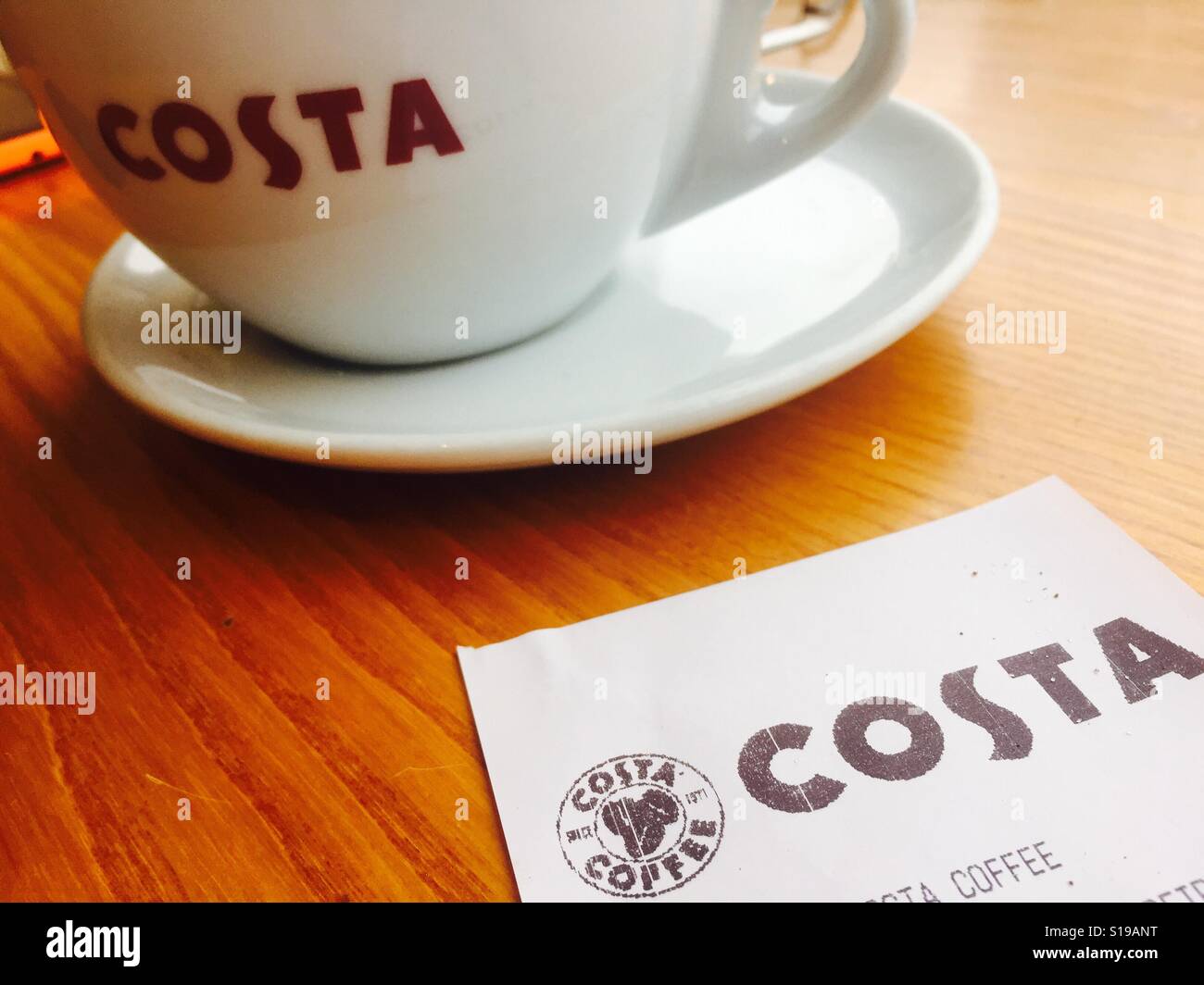 Costa coffee shop paper hi-res stock photography and images - Alamy