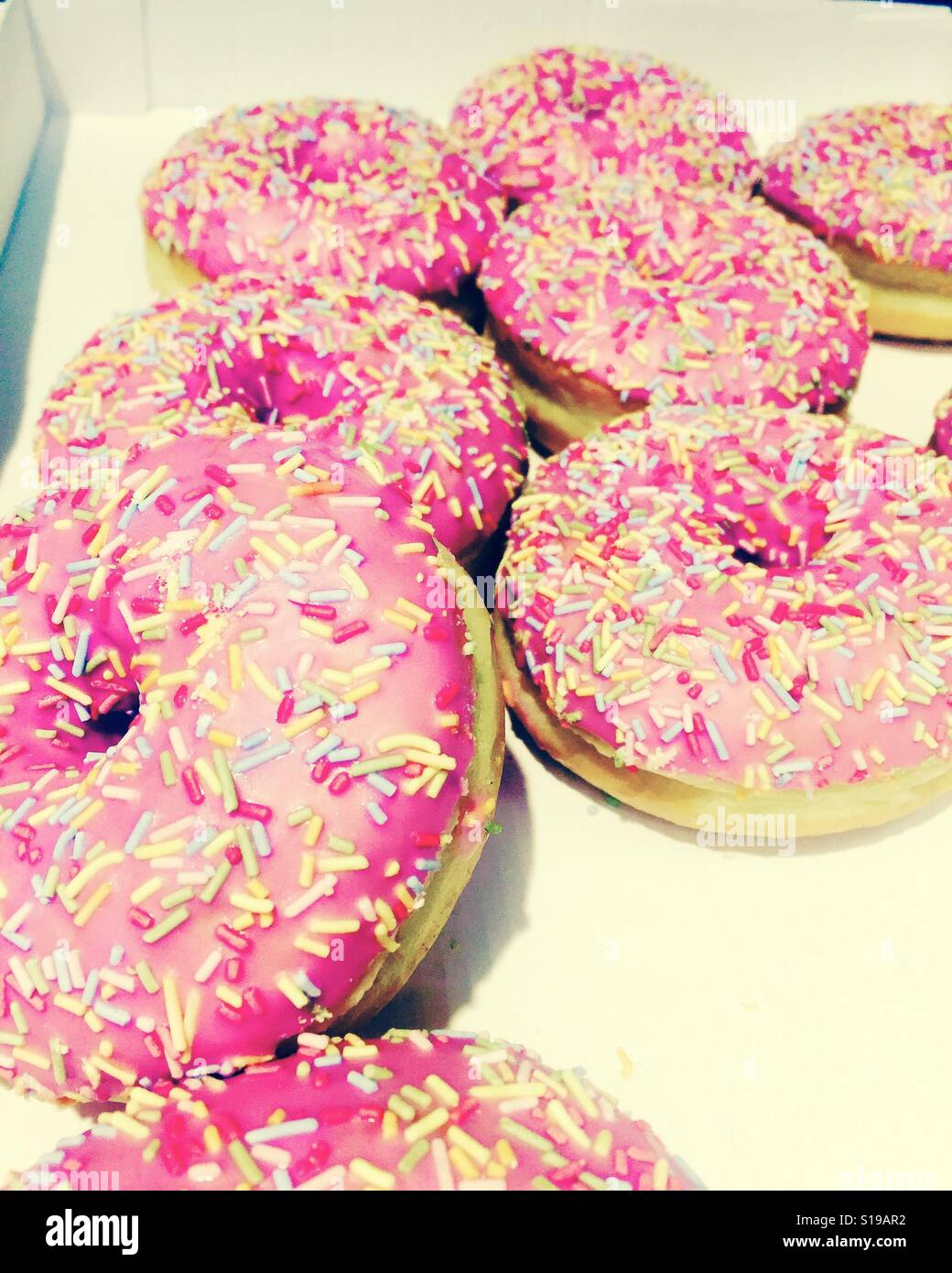 Iced donut colour hi-res stock photography and images - Alamy