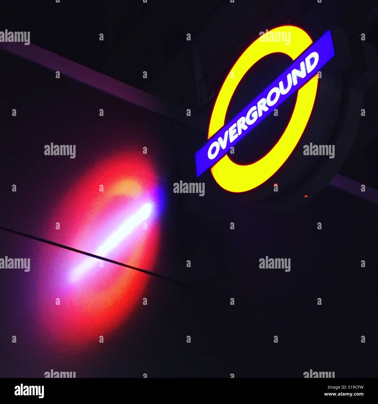 Overground sign hi-res stock photography and images - Alamy