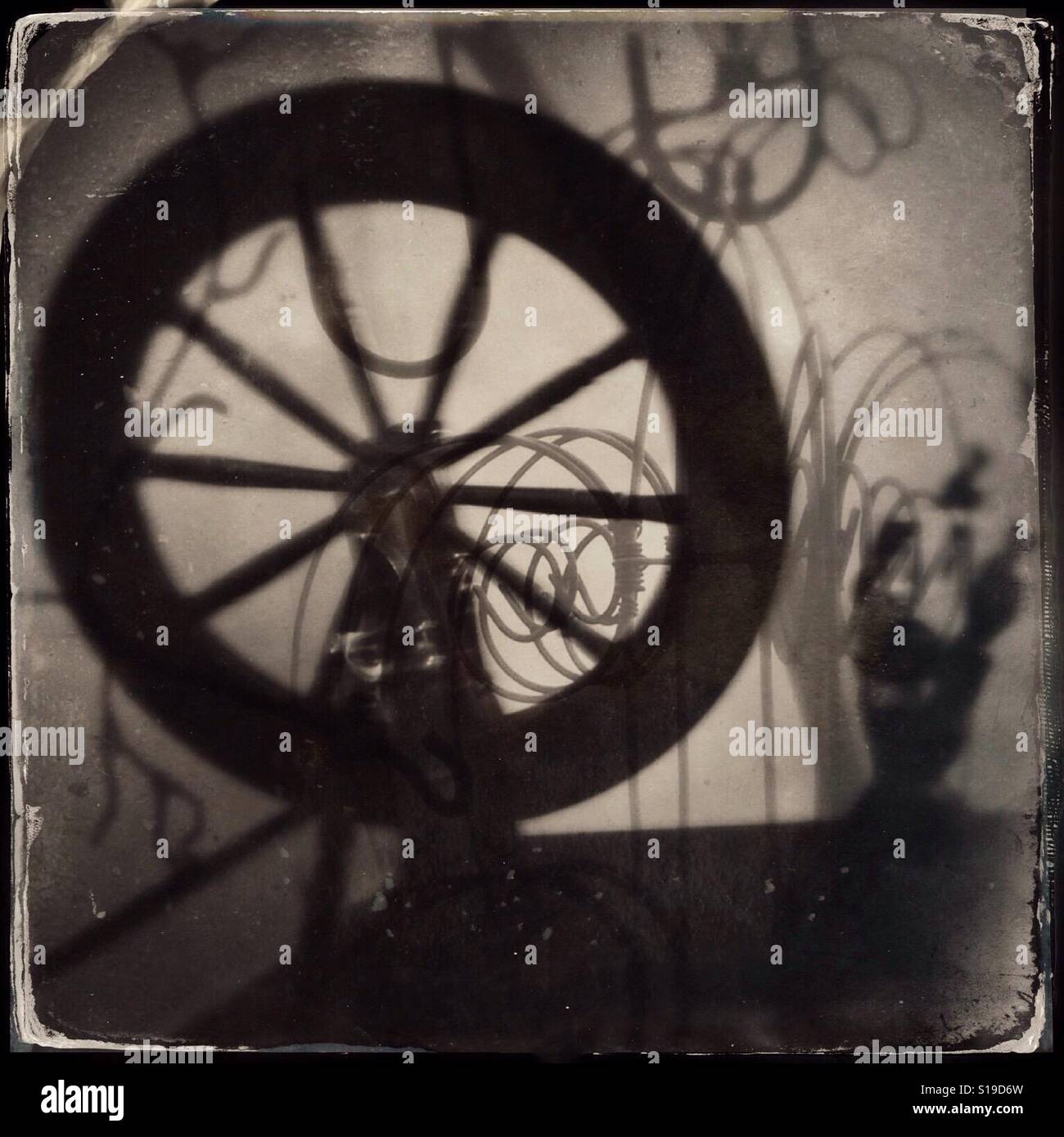Spinning Wheel Spinning Thread High Resolution Stock Photography and ...