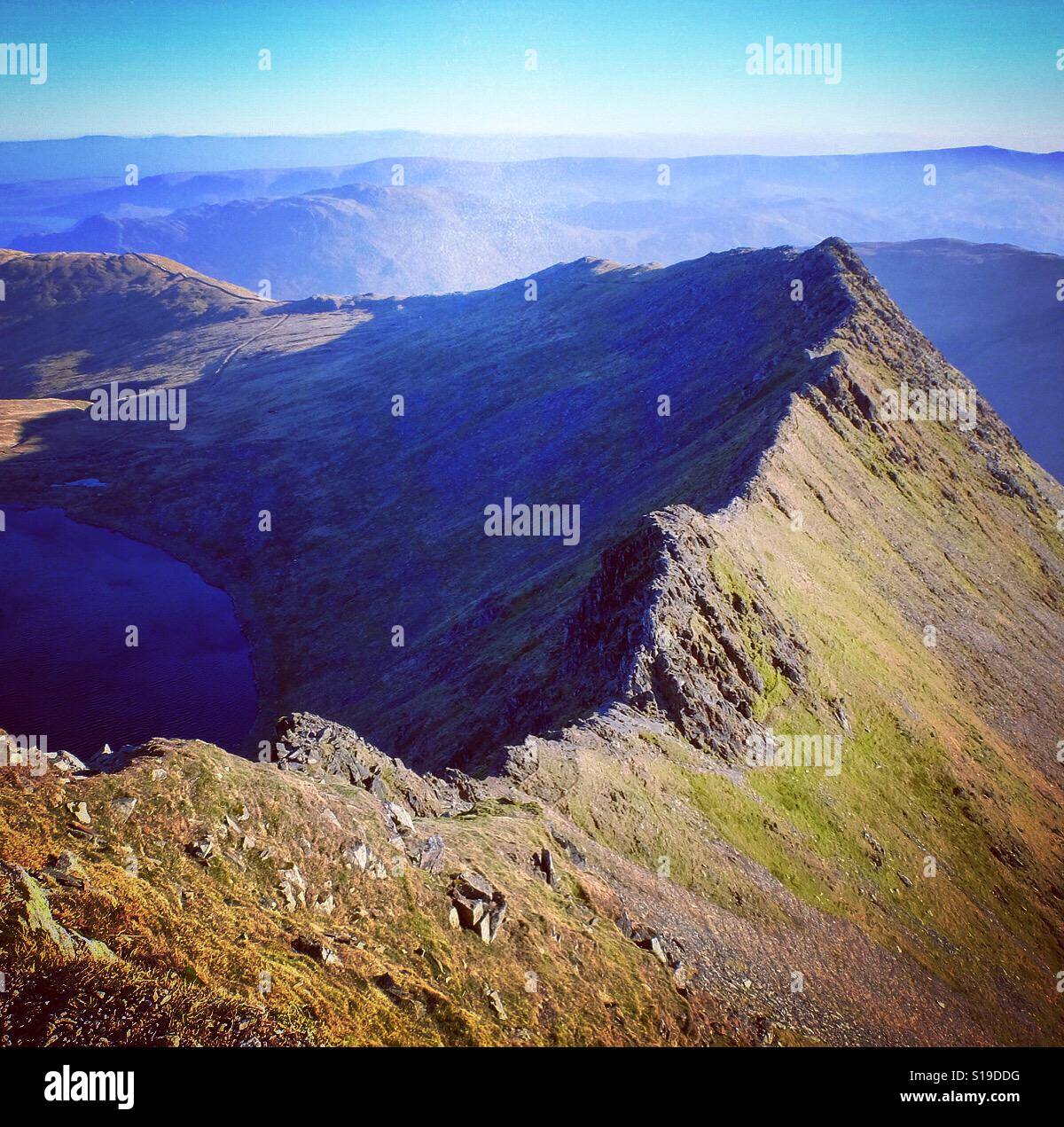Striding Edge, Lake District, Cumbria Stock Photo - Alamy