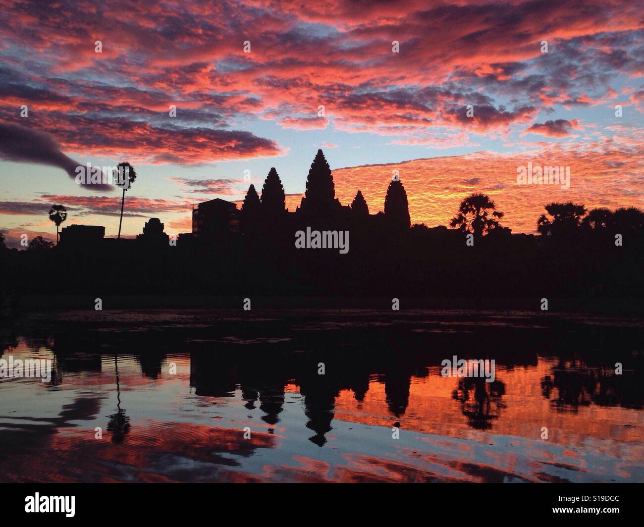 Angkor Wat At Sunrise Stock Photo - Alamy