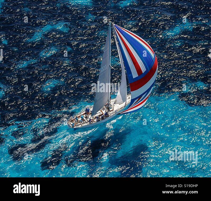 Sailing the Mediterranean Stock Photo - Alamy