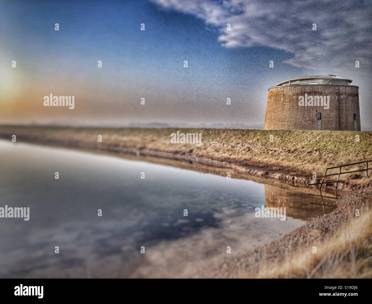 Martello Tower Y, Bawdsey, Suffolk, England Stock Photo - Alamy