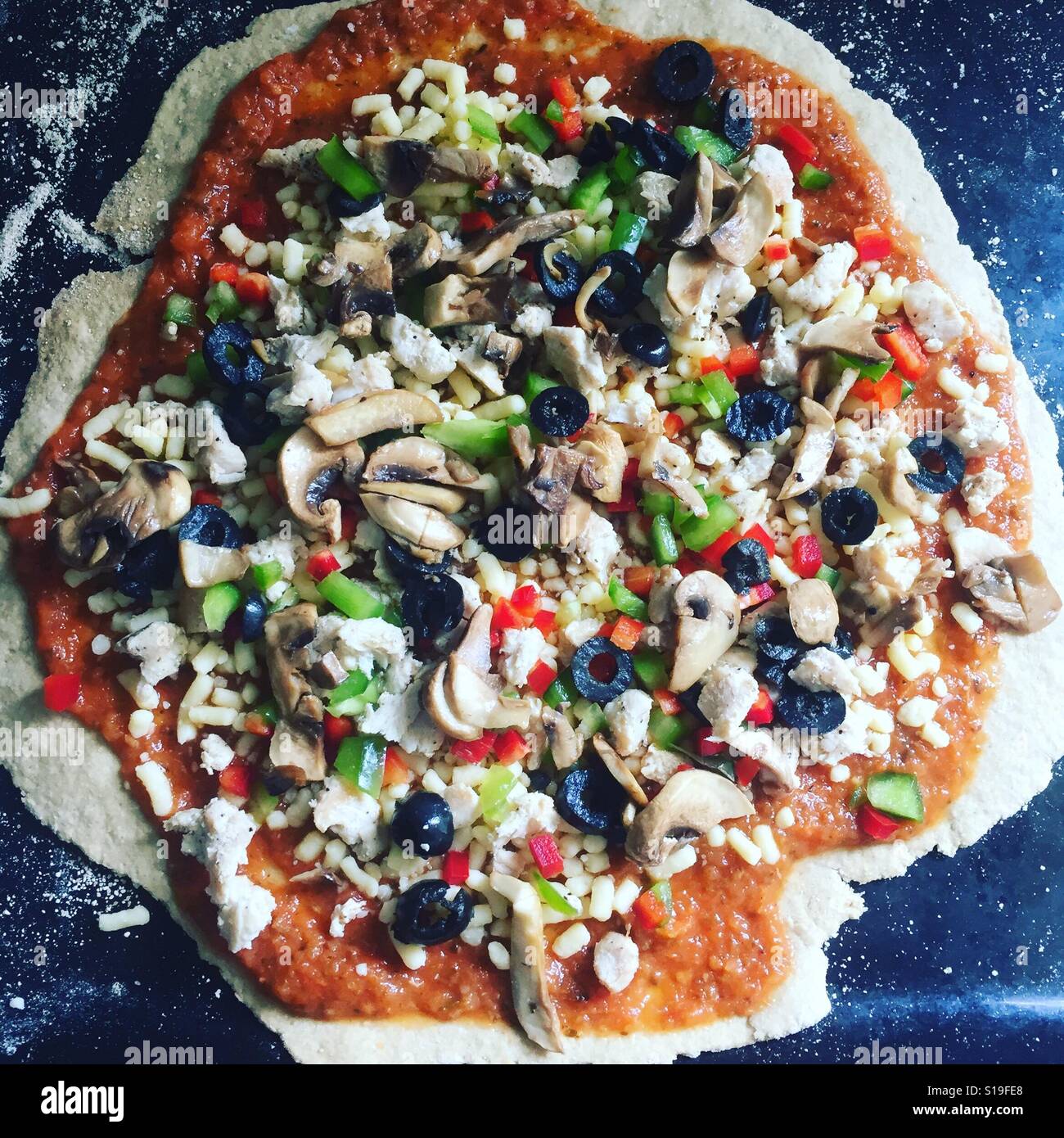 Pizza from scratch hi-res stock photography and images - Alamy