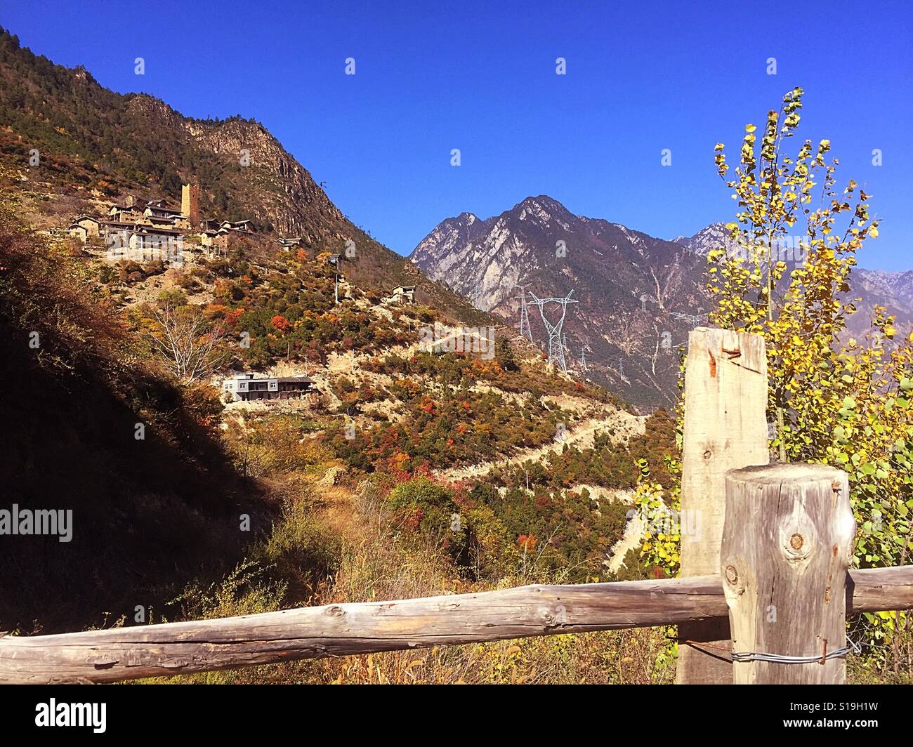 small village in a high altitude rural area Stock Photo - Alamy