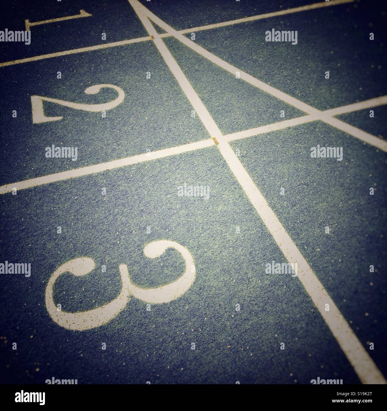 Running lines of running track Stock Photo - Alamy