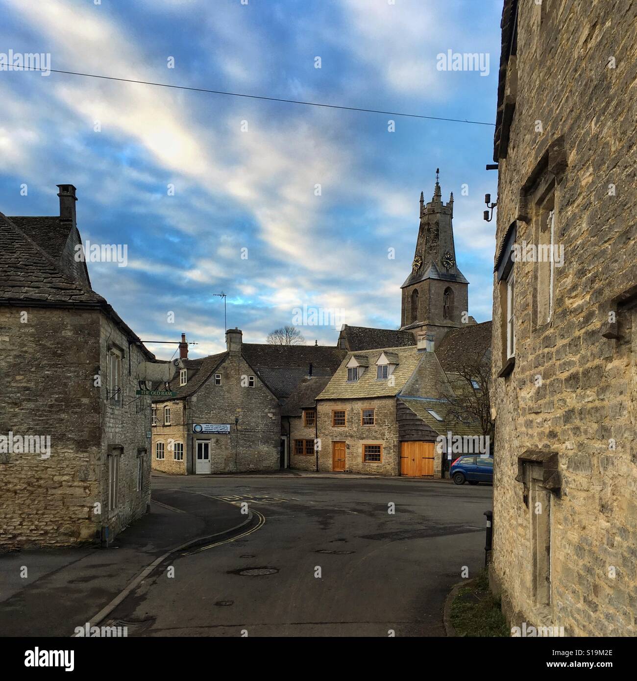 Cotswold village of Minchinhampton, Gloucestershire, England Stock ...